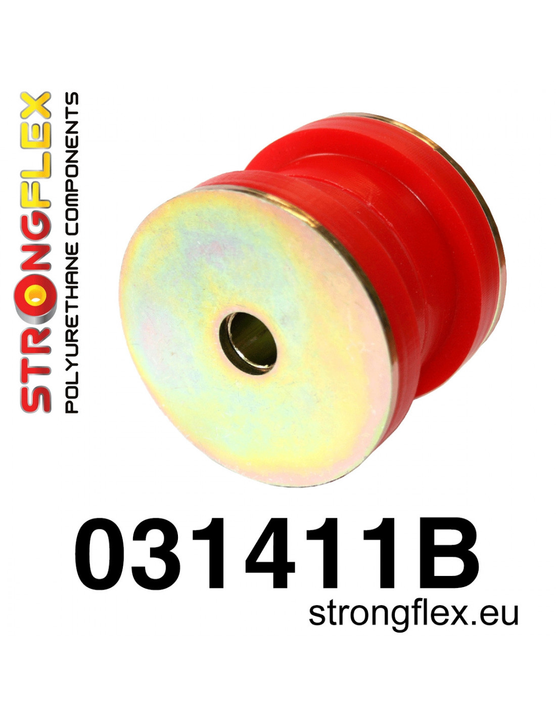 031411B: Front wishbone bush - rear polyurethane BMW | STRONGFLEX