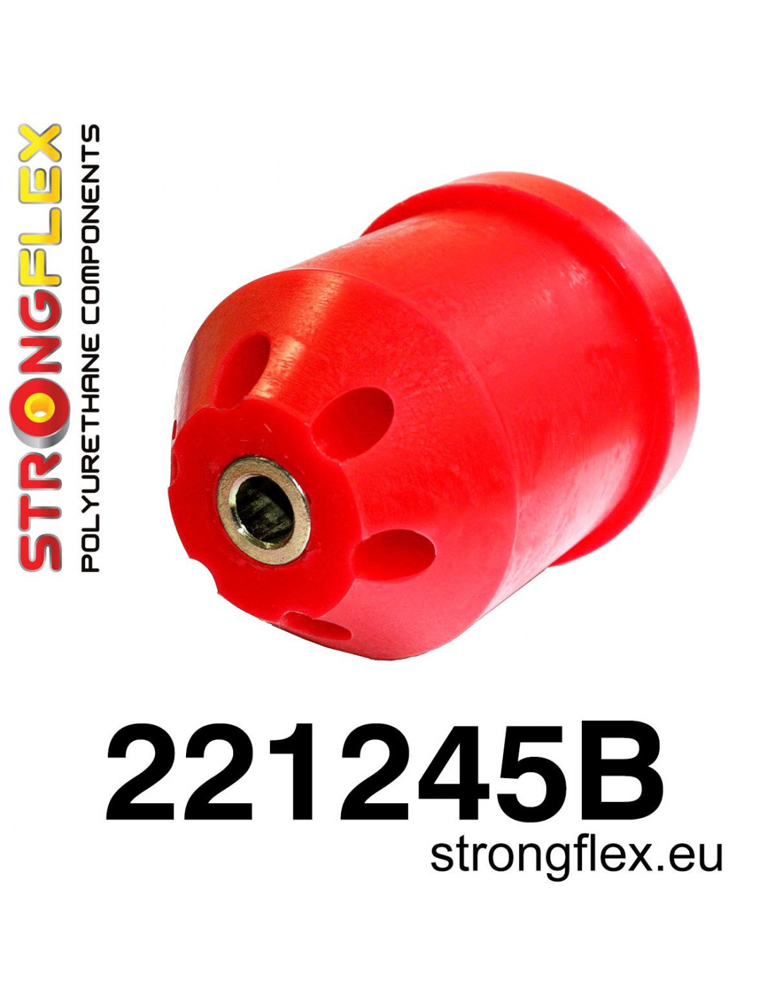 221245B: Rear subframe bush 72mm polyurethane Audi | STRONGFLEX