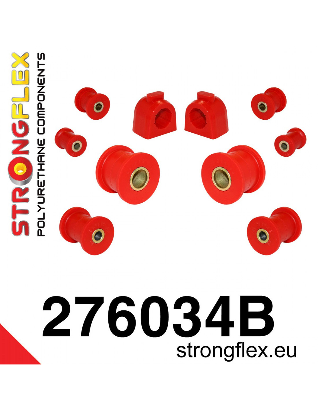 276034B: Front suspension bush kit polyurethane Subaru | STRONGFLEX