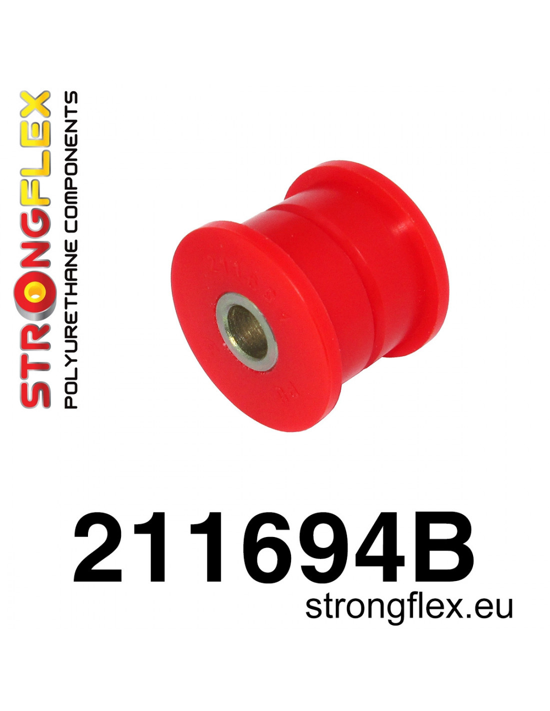 211694B: Rear trailing arm front bush 46mm polyurethane | STRONGFLEX
