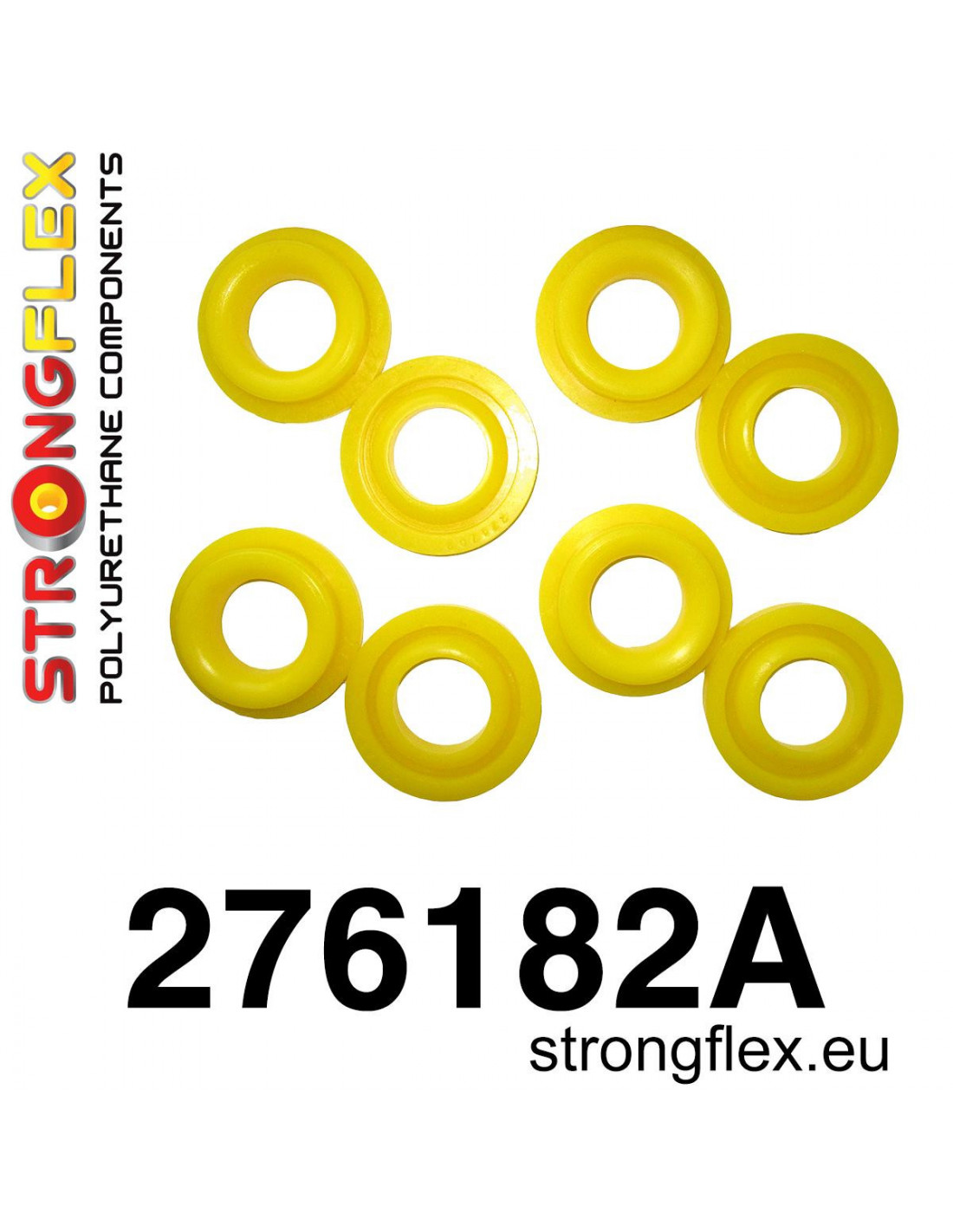 276182A: Rear subframe inserts mount kit SPORT polyurethane | STRONGFLEX