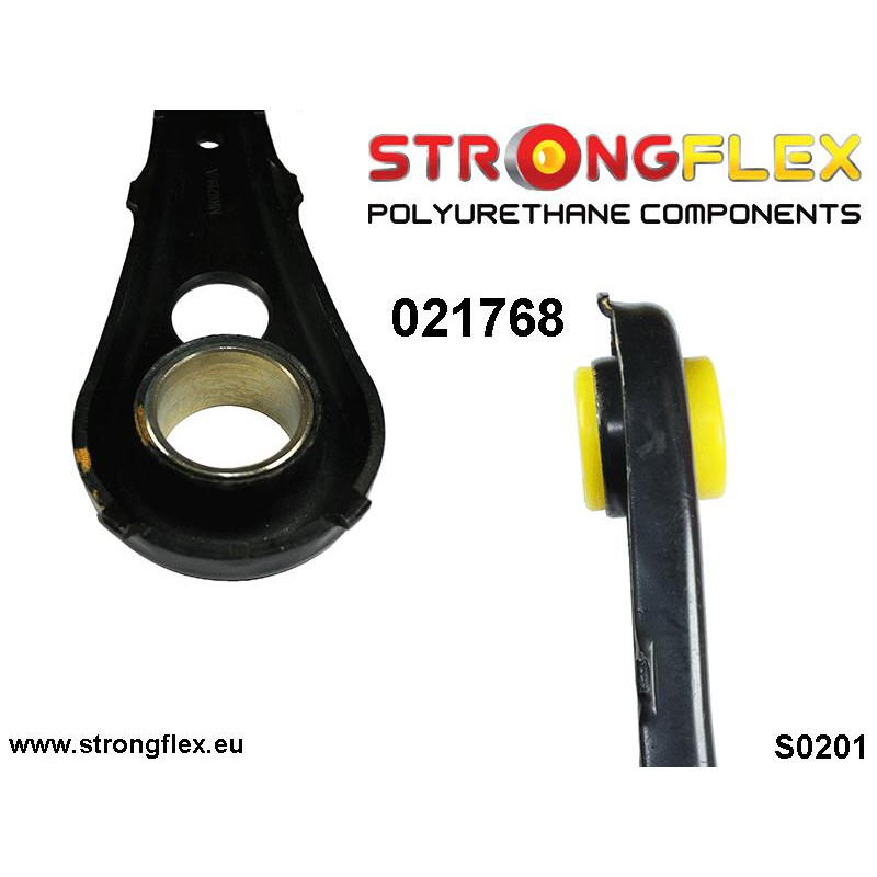 021768A: Rear toe adjuster inner bush SPORT polyurethane | STRONGFLEX