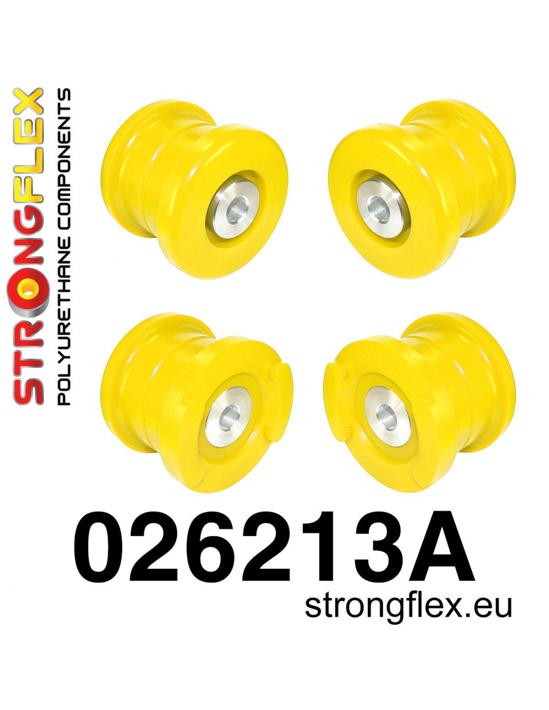 026213A: Front subframe bush kit SPORT polyurethane drift | STRONGFLEX