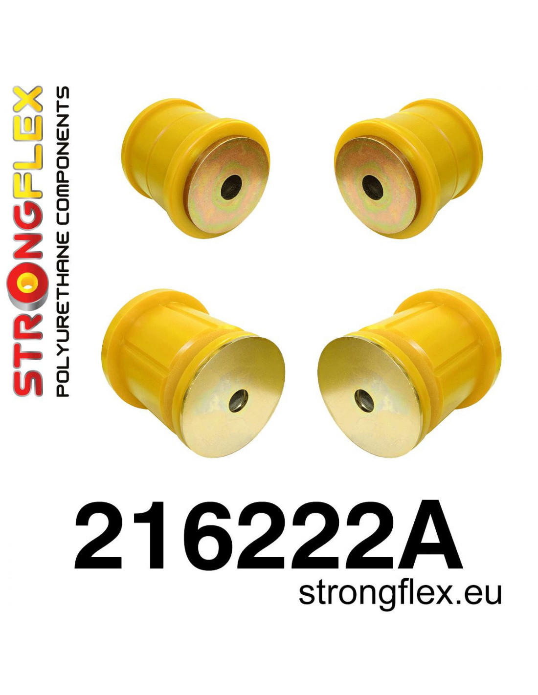 216222A: Rear subframe bush kit SPORT polyurethane drift | STRONGFLEX