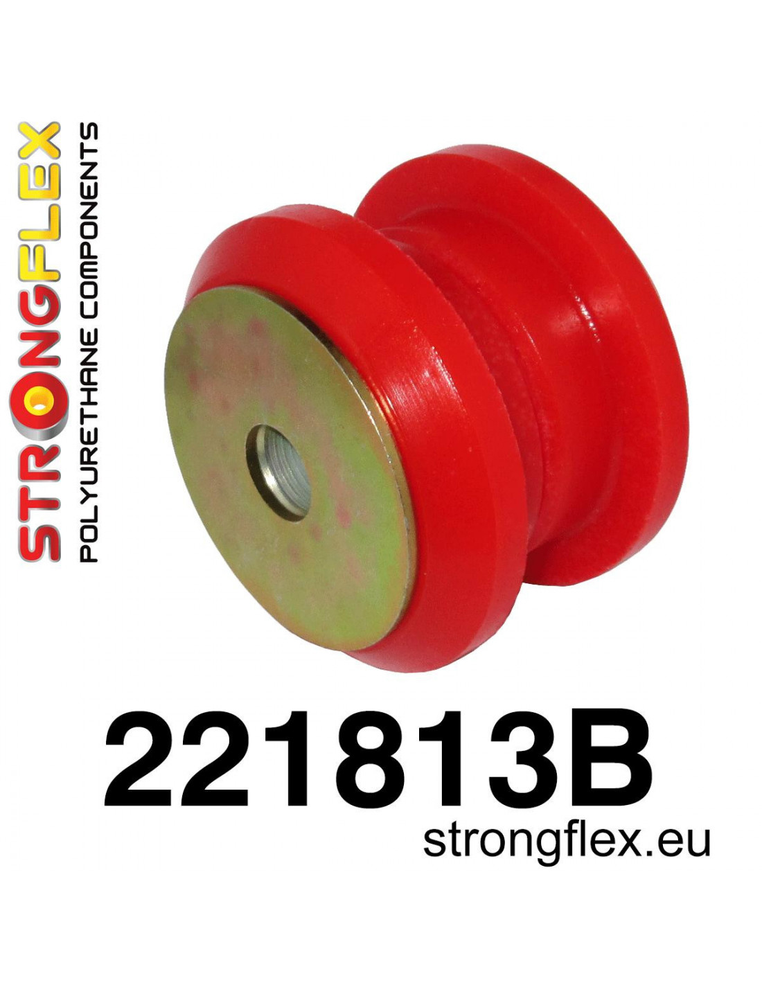 221813B: Rear beam mount bush 62mm polyurethane Volkswagen | STRONGFLEX