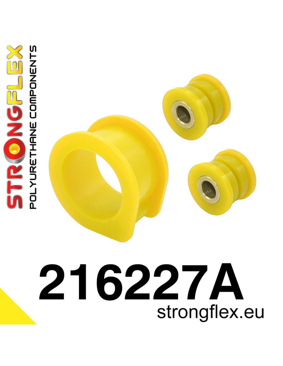 216227A: Steering rack bush kit SPORT polyurethane drift | STRONGFLEX