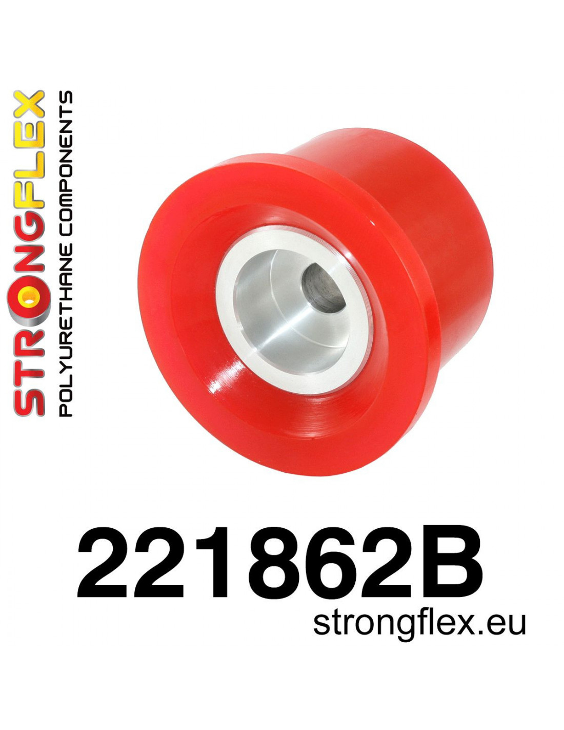 221862b Rear Diff Mount Front Bush Polyurethane Audi Strongflex 4261