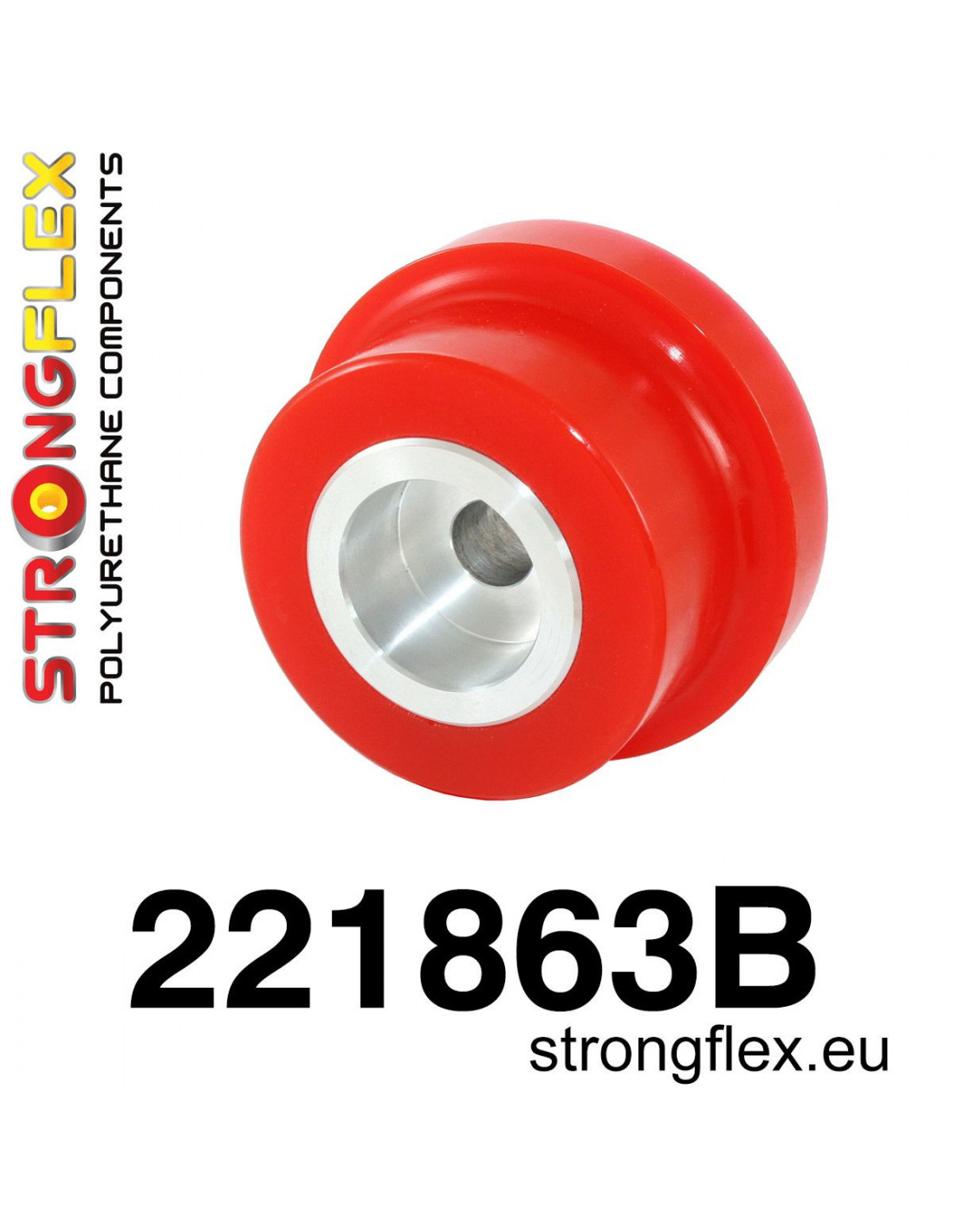 221863b Rear Diff Mount Rear Bush Polyurethane Audi Strongflex