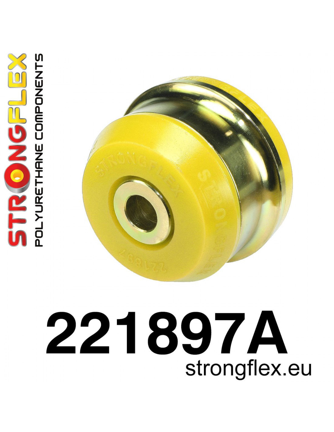 221897A: Front lower arm - rear bush 65mm SPORT | STRONGFLEX