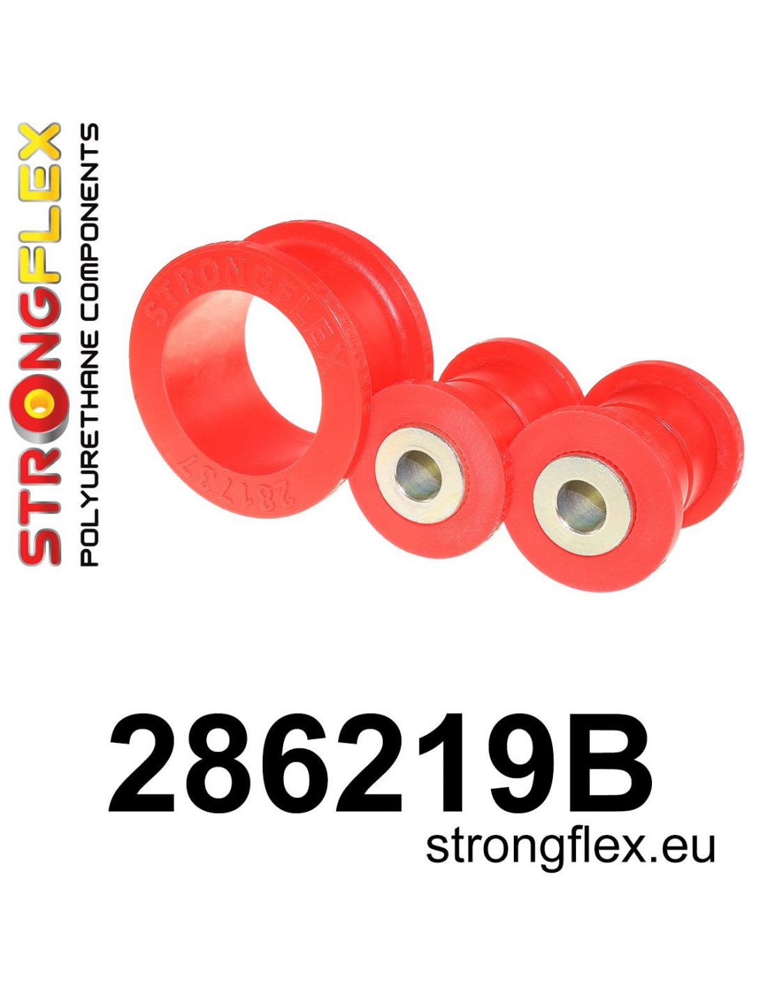 286219B: Steering rack mount bush kit polyurethane Infiniti | STRONGFLEX