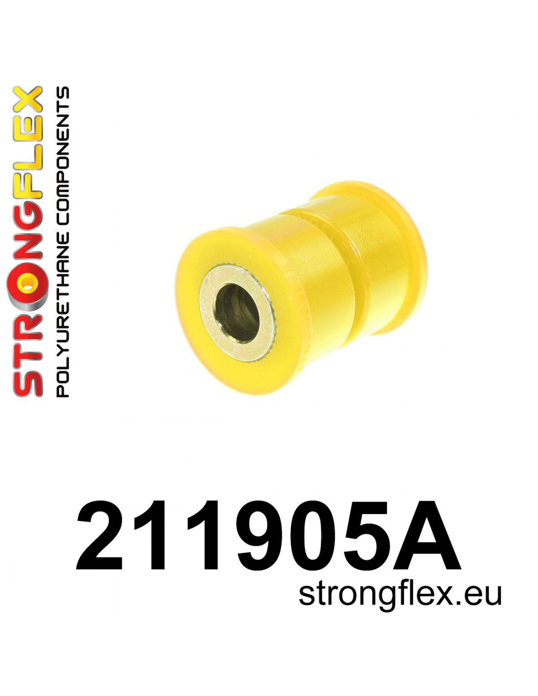 211905A: Rear track control arm Inner bush SPORT | STRONGFLEX