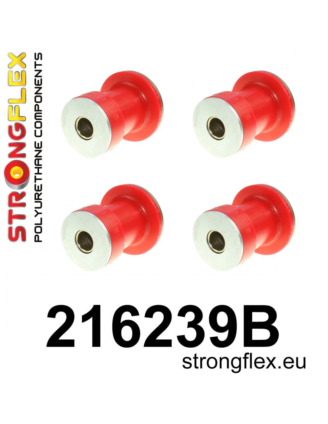 216239B: Front subframe bush kit polyurethane Toyota | STRONGFLEX