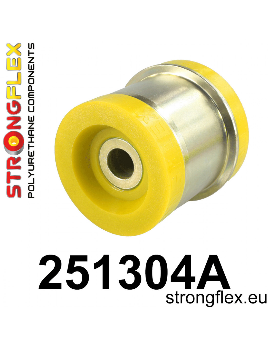 251304A: Rear trailing arm bush 60mm SPORT polyurethane | STRONGFLEX