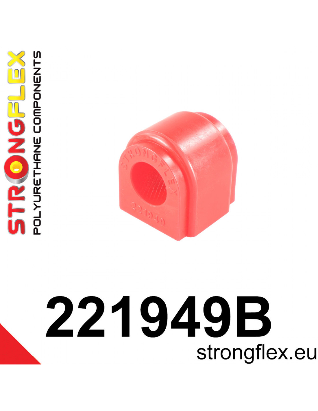 221949B: Rear stabilizer bush polyurethane Audi | STRONGFLEX