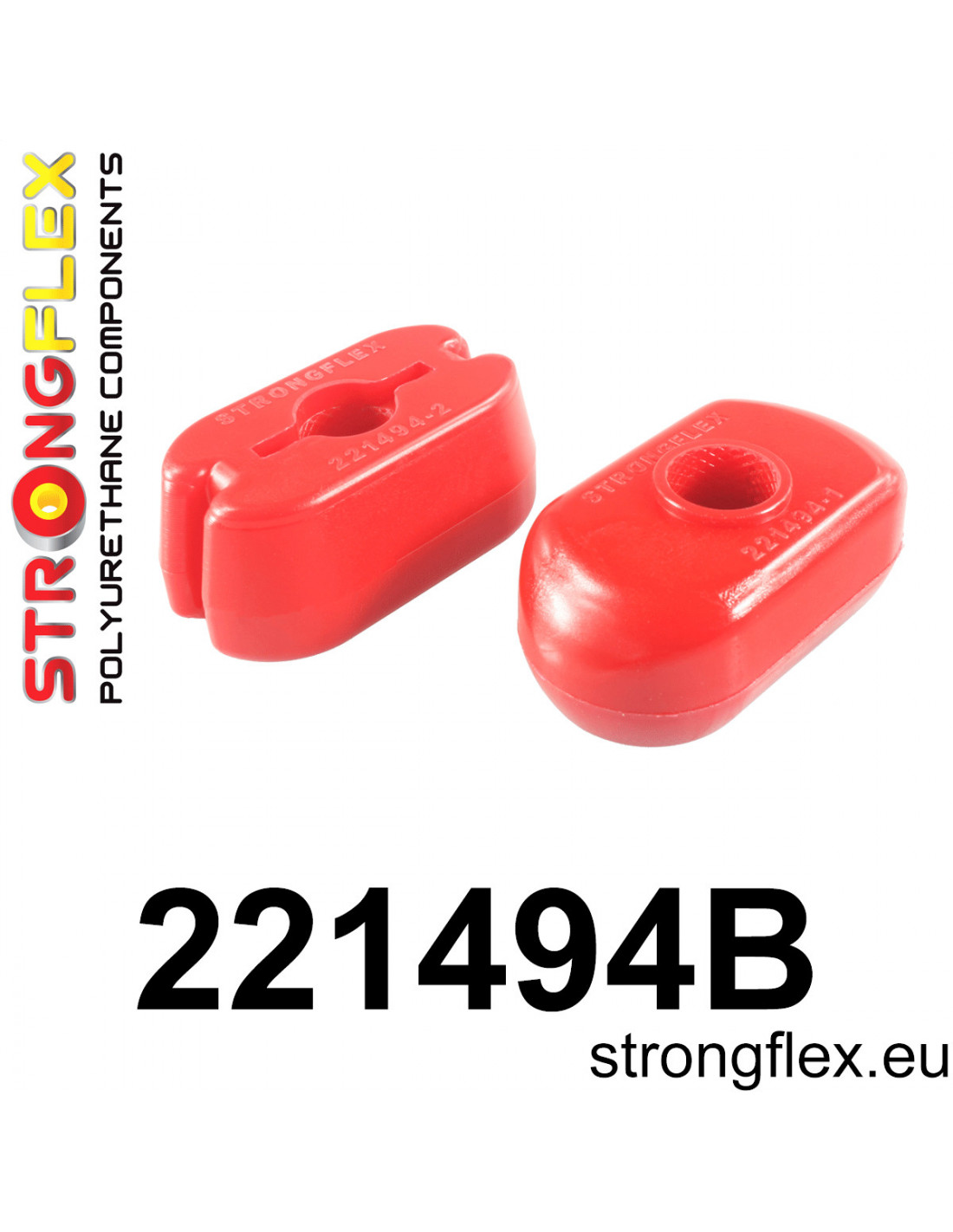 221494B: Gearbox mount dog bone polyurethane Audi | STRONGFLEX