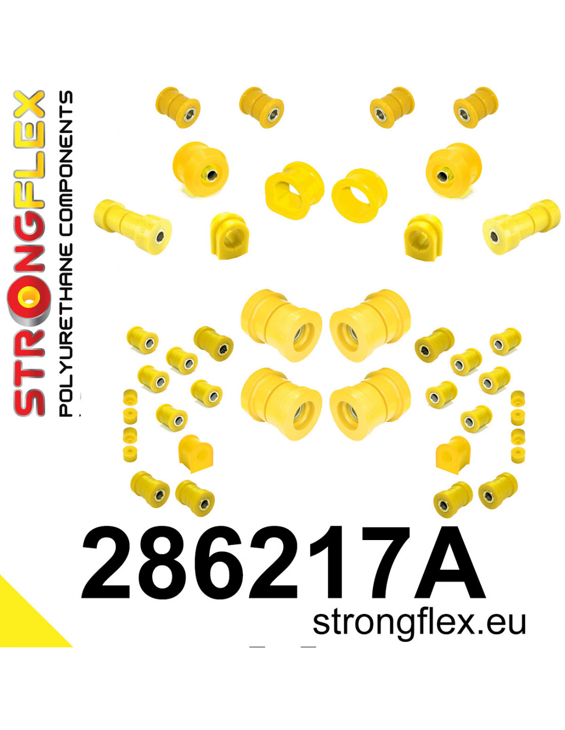 286217A: Full suspension bush kit R33 R34 RWD SPORT | STRONGFLEX