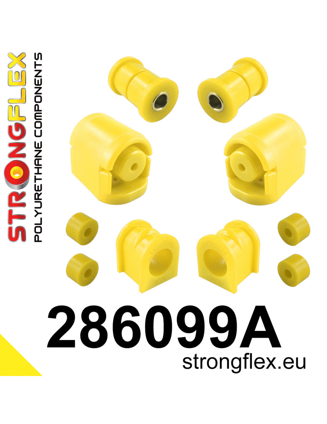 286099A: Set of front suspension polyurethane SPORT | STRONGFLEX