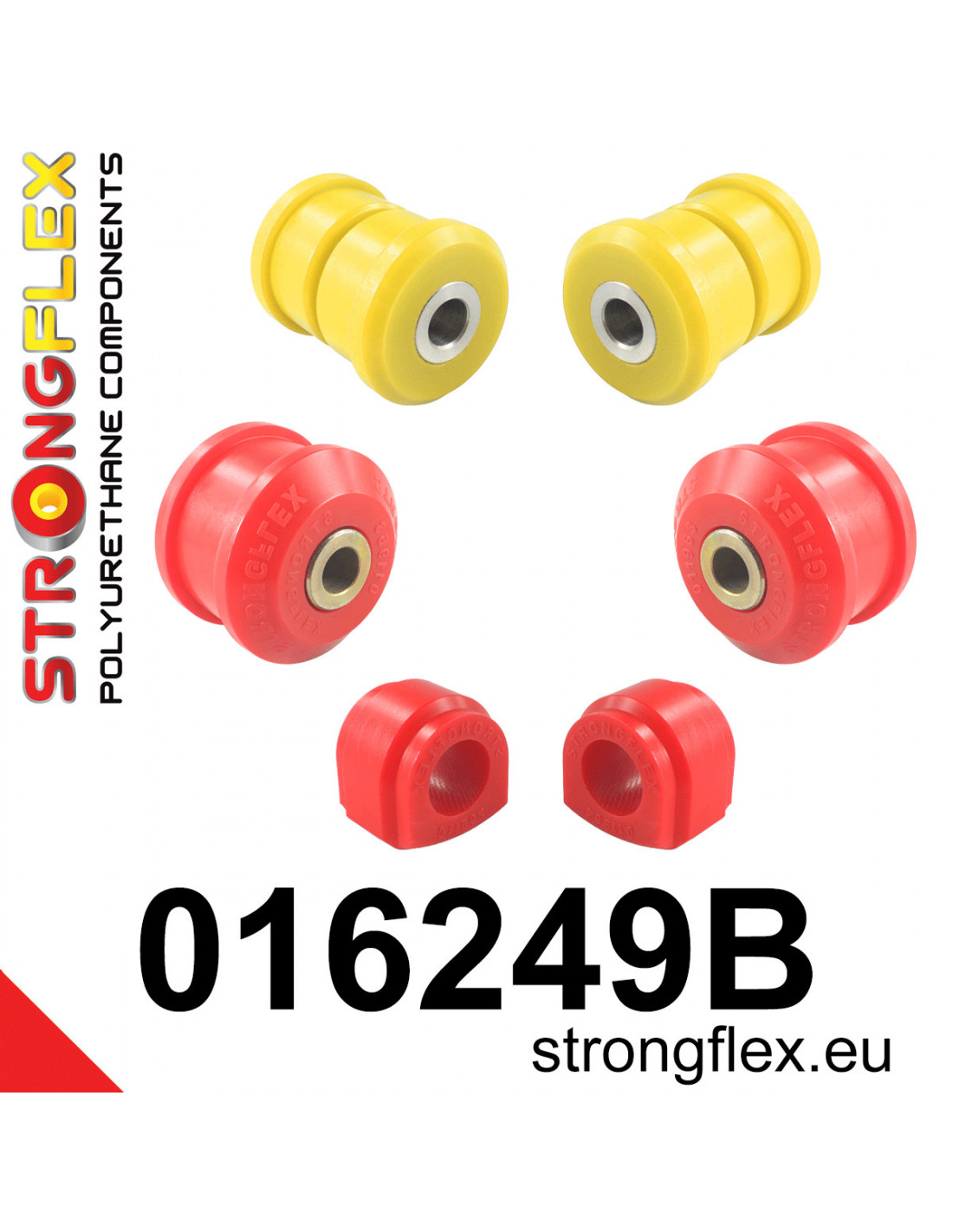 016249B: Front suspension bush kit polyurethane Alfa Romeo | STRONGFLEX
