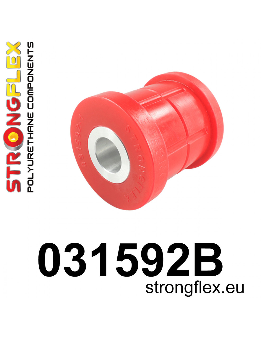 031592B: Hinterachsträger, Tonnenlager vordere Buchse | STRONGFLEX