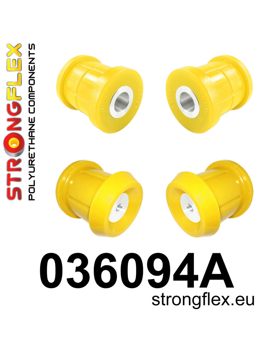 036094A: Rear subframe bush kit SPORT | STRONGFLEX