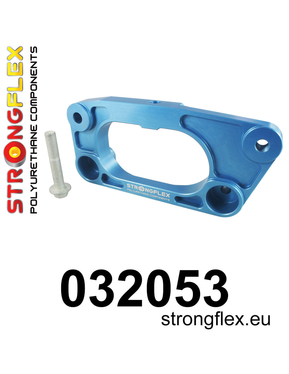 032053: Double rear differential bracket polyurethane BMW | STRONGFLEX