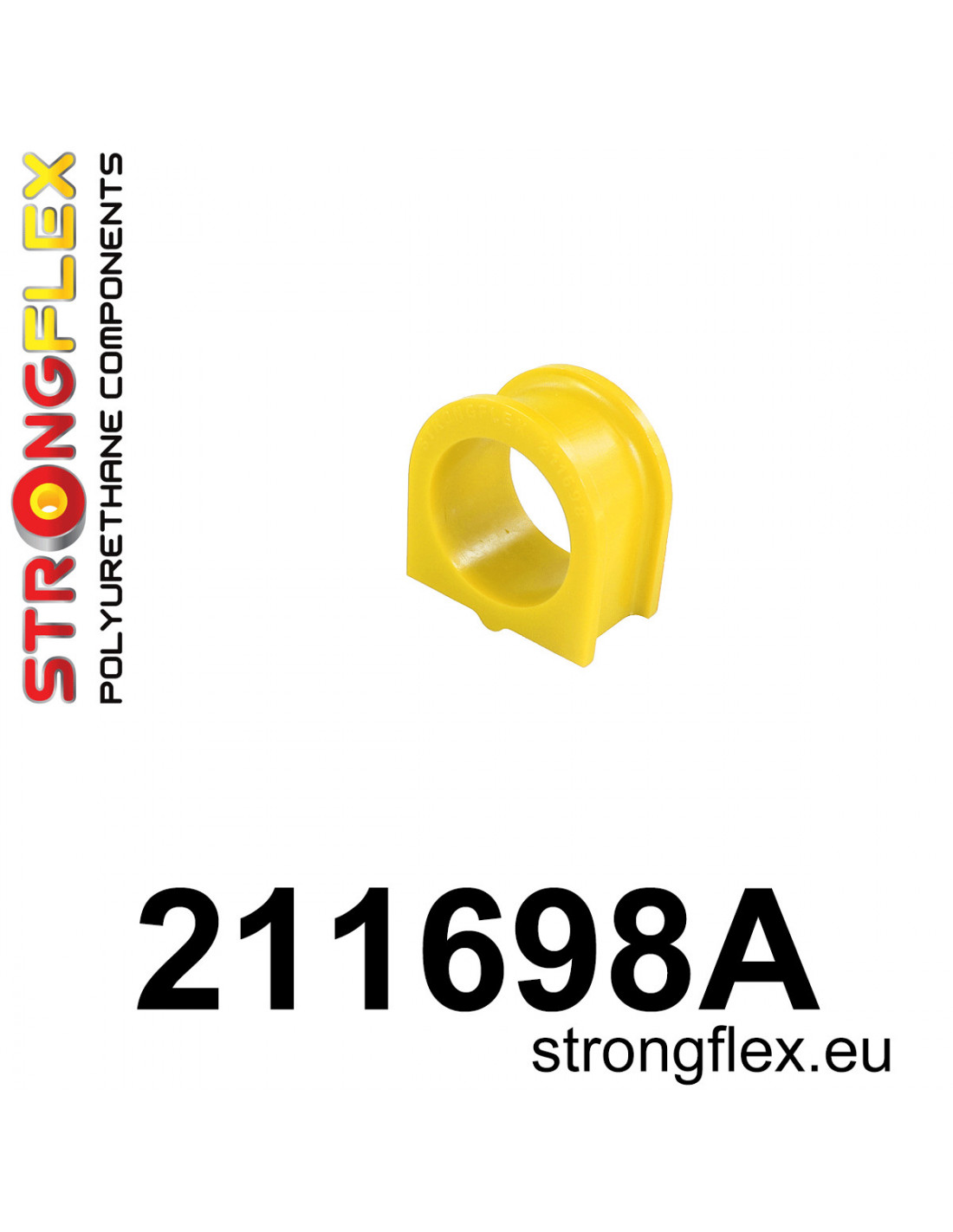 211698A: Steering rack clamp bush SPORT polyurethane drift | STRONGFLEX