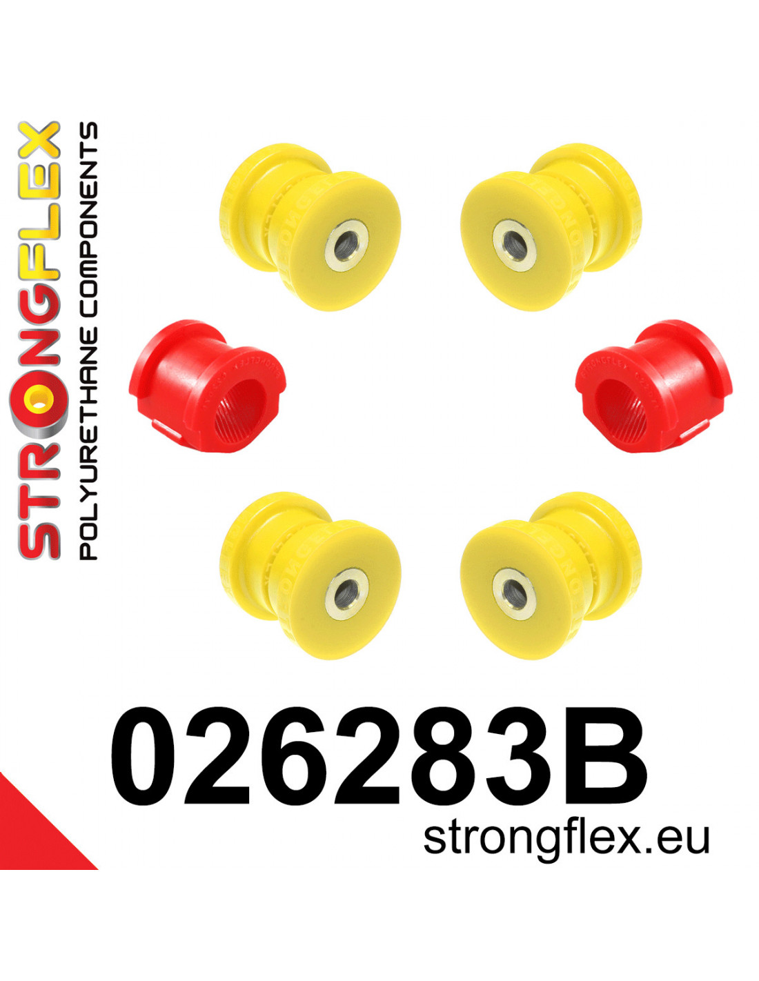 026283B: Front suspension bush kit | STRONGFLEX