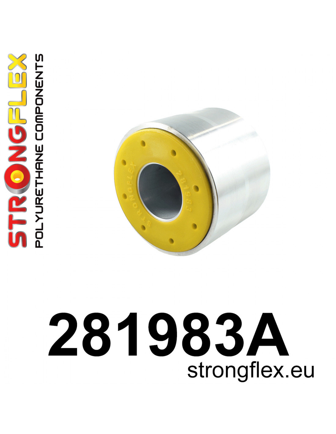 281983A: Rear diff mount - rear bush SPORT polyurethane | STRONGFLEX