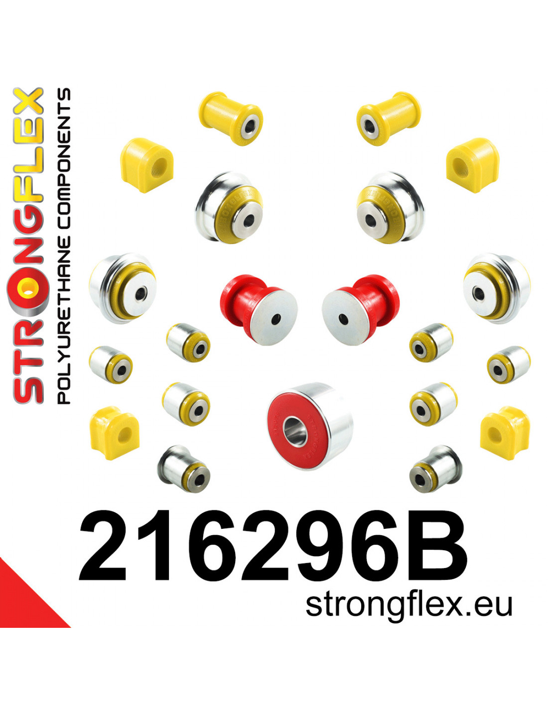 216296B: Full suspension bush kit polyurethane Toyota | STRONGFLEX