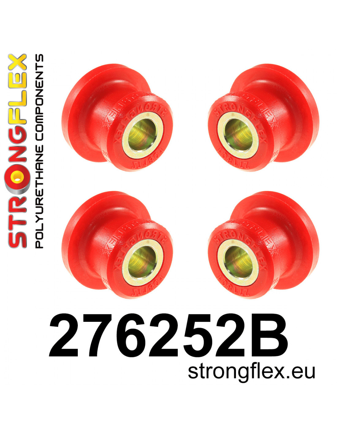 276252B: Rear subframe bush kit polyurethane Subaru | STRONGFLEX