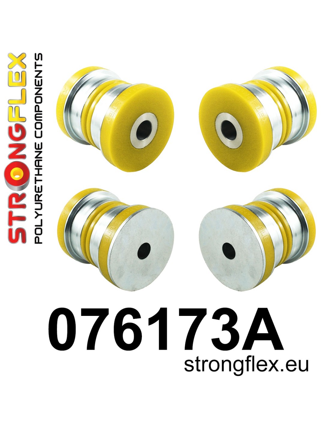 076173A: Rear subframe bush kit SPORT polyurethane drift | STRONGFLEX
