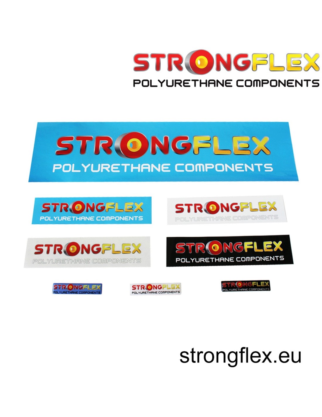 STICKER: Sticker polyurethane Advertising gadgets | STRONGFLEX