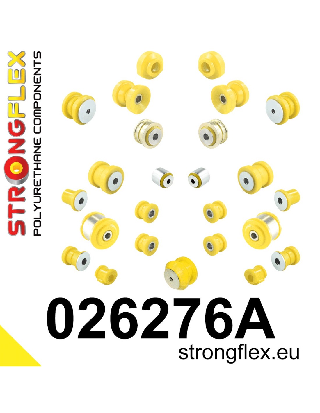 026276A: Full suspension polyurethane bush kit SPORT | STRONGFLEX