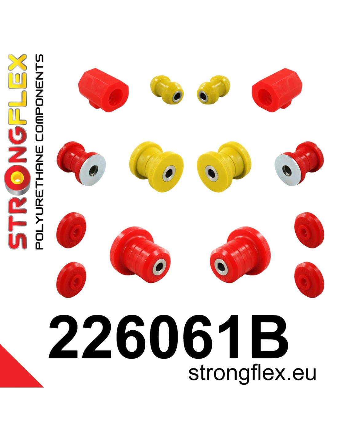 226061B: Full suspension bush kit polyurethane Audi | STRONGFLEX